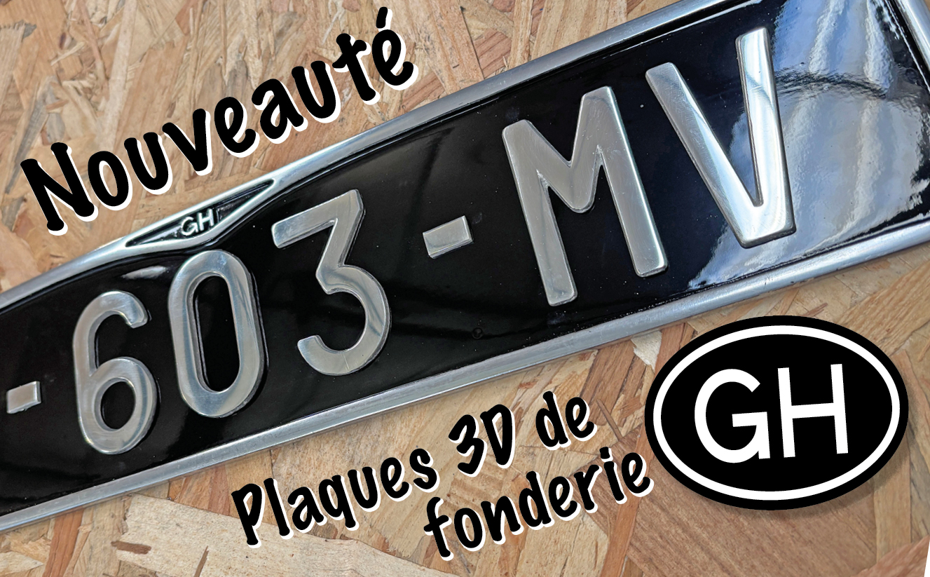 Belles Anciennes : plaques d'immatriculation anciennes traitement de la rouille restauration des ...